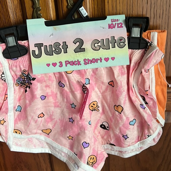just 2 cute | Bottoms | Little Girls 3 Pack Of Shorts | Poshmark